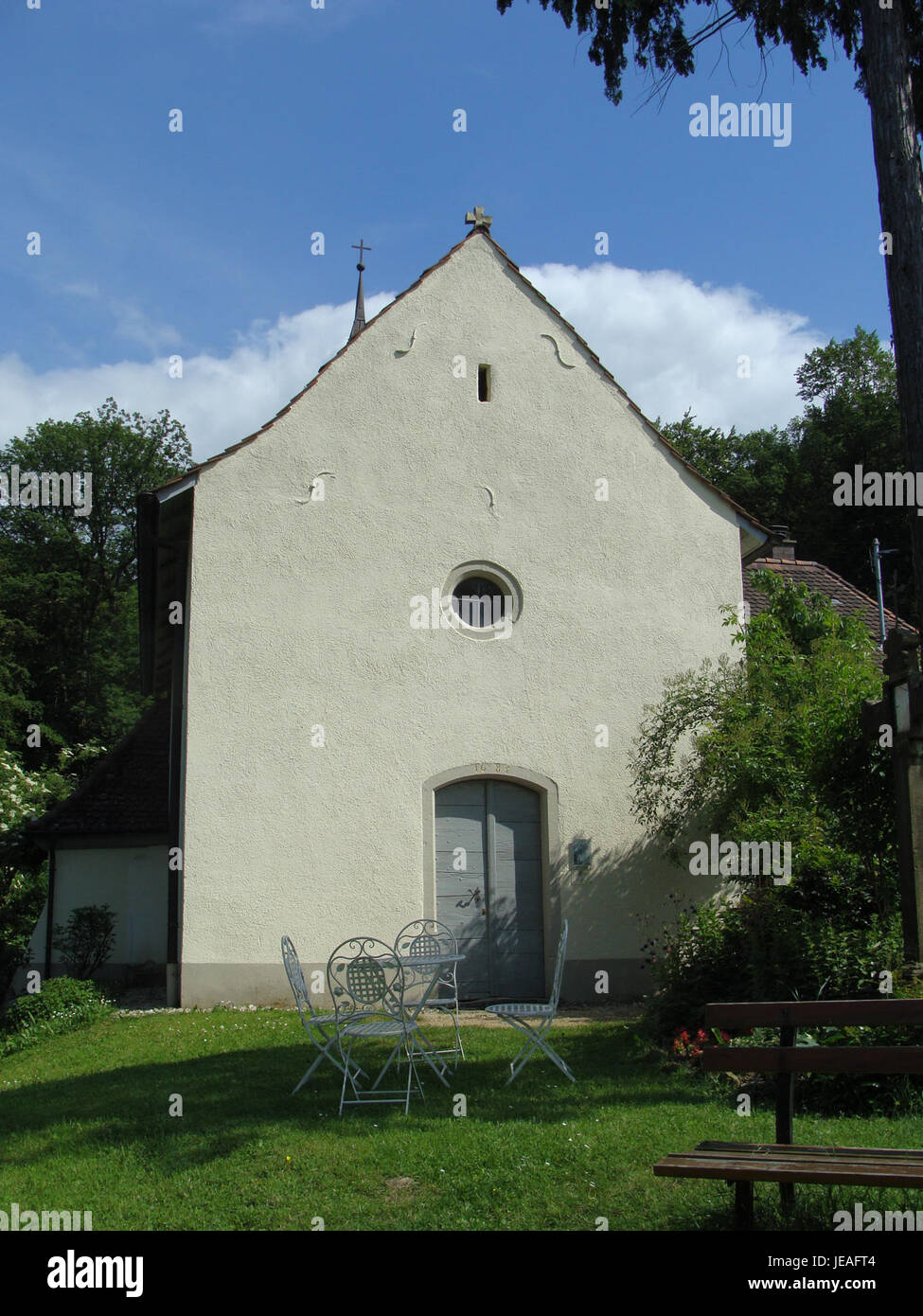 The Johanneskapelle in Staufen, built in the 13th century, is a ...