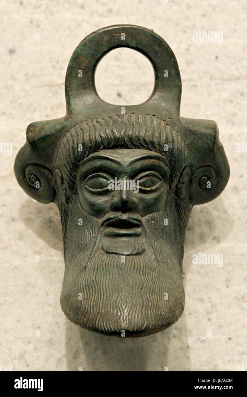 The Bronze Head Situla at the Louvre (Br4235) is a notable example of ...