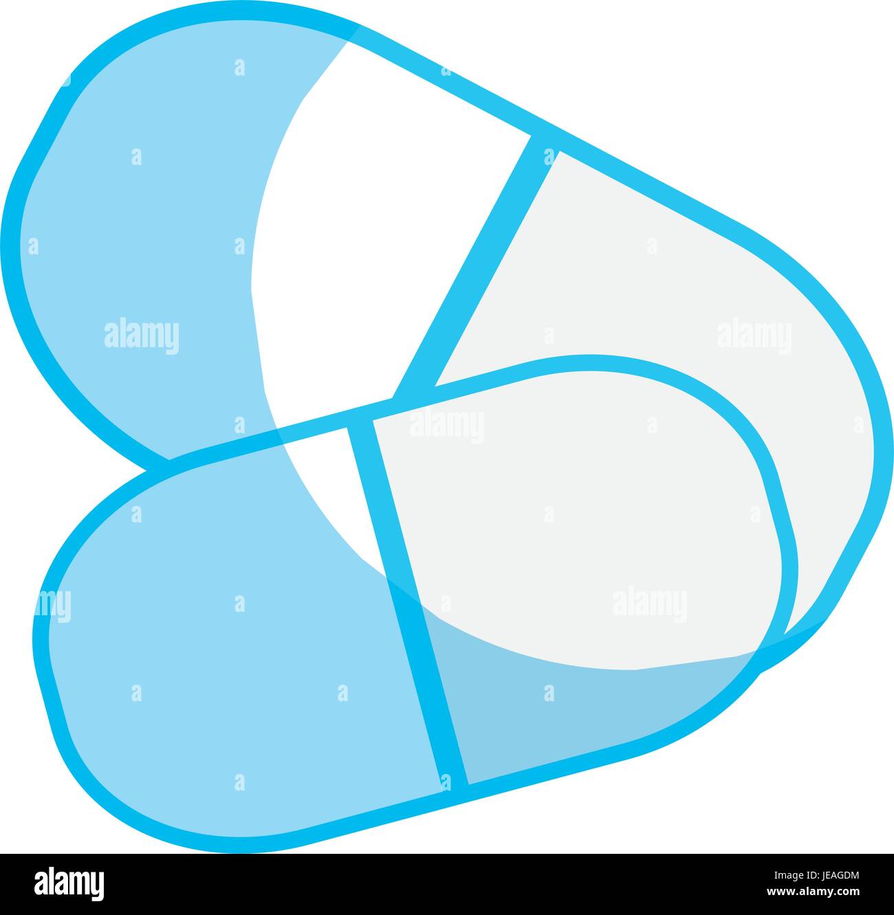 silhouette pills medicament to healthcare of people Stock Vector Image ...