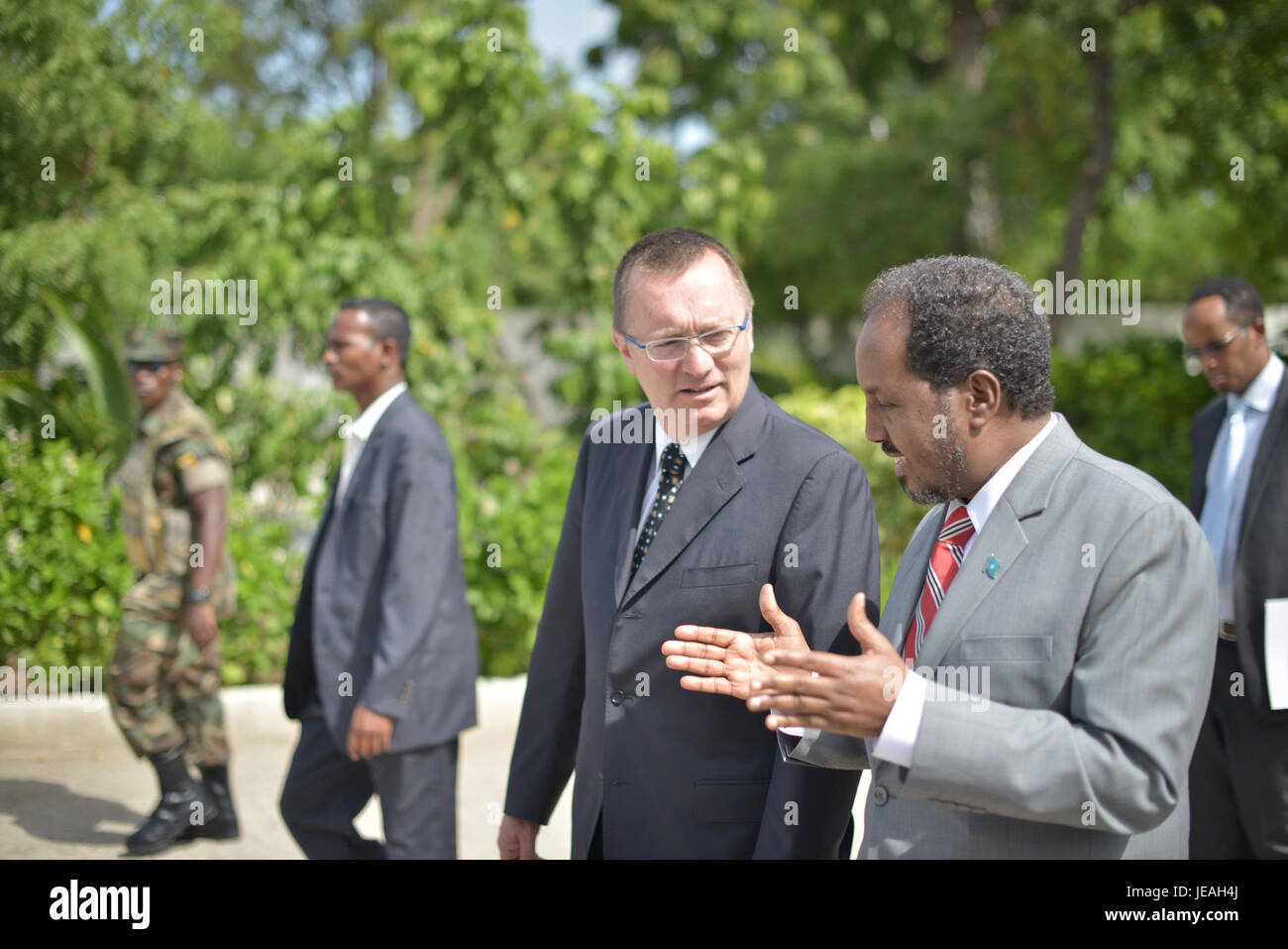 This image shows US diplomat Jeffrey Feltman, captured during an ...