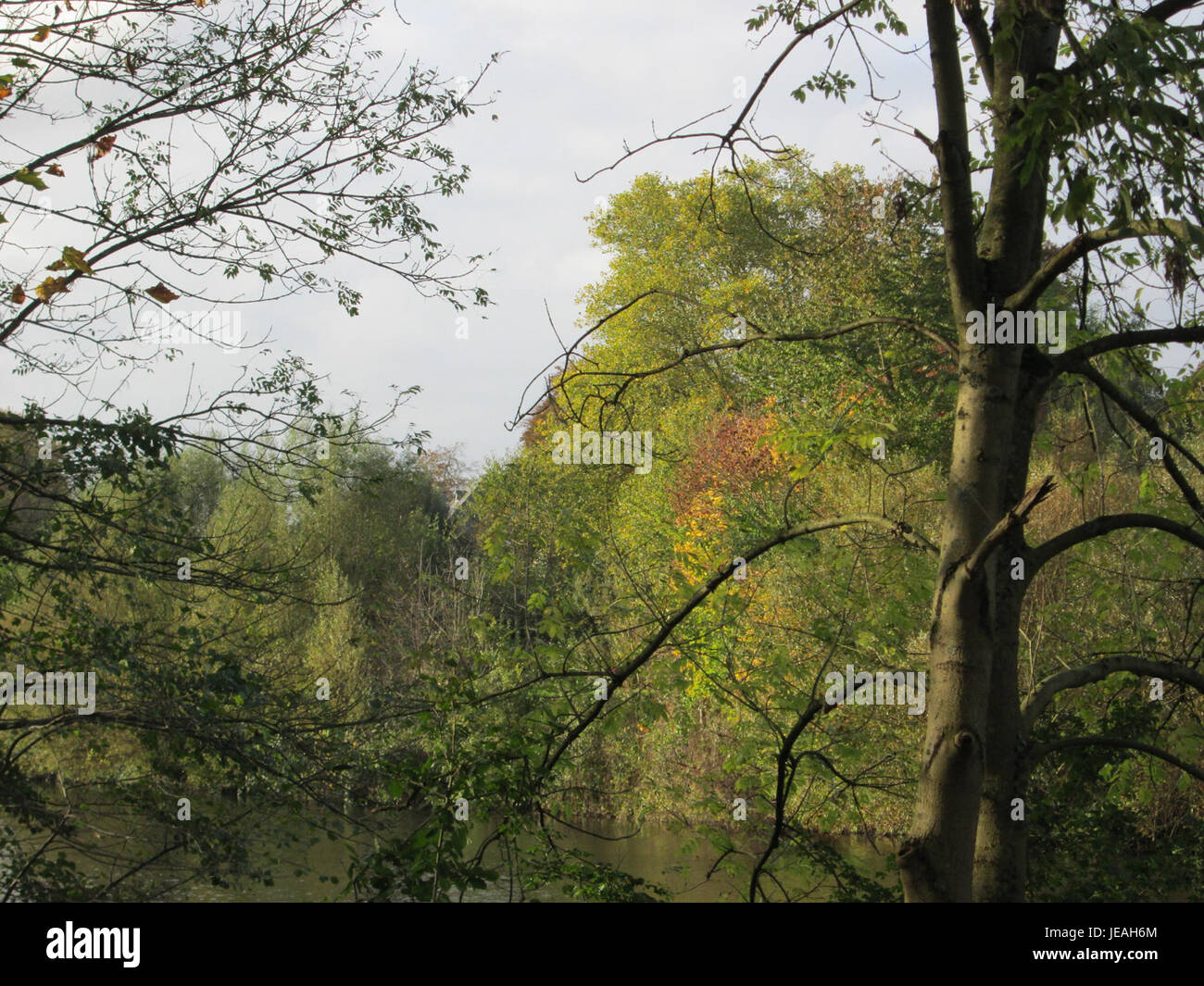 The image shows Saarbrücken, the capital city of the Saarland region in ...
