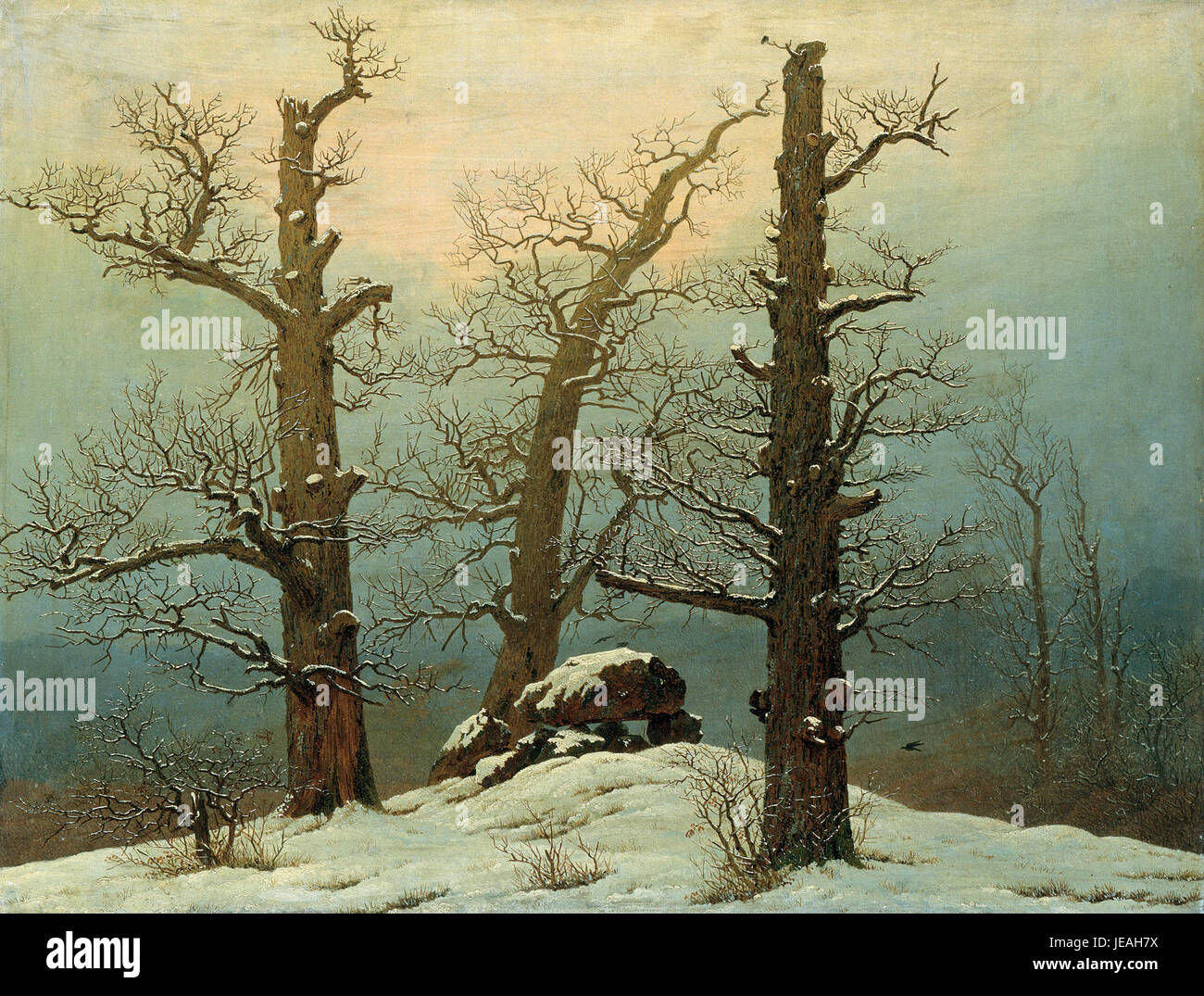 Friedrich caspar david snow hi-res stock photography and images - Alamy