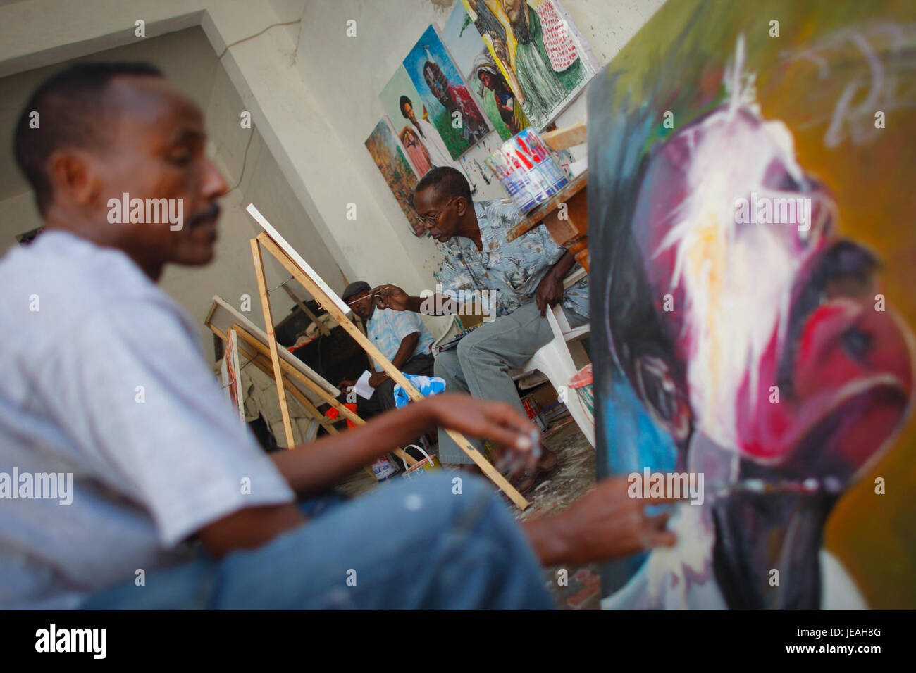 Somali culture in art hi-res stock photography and images - Alamy