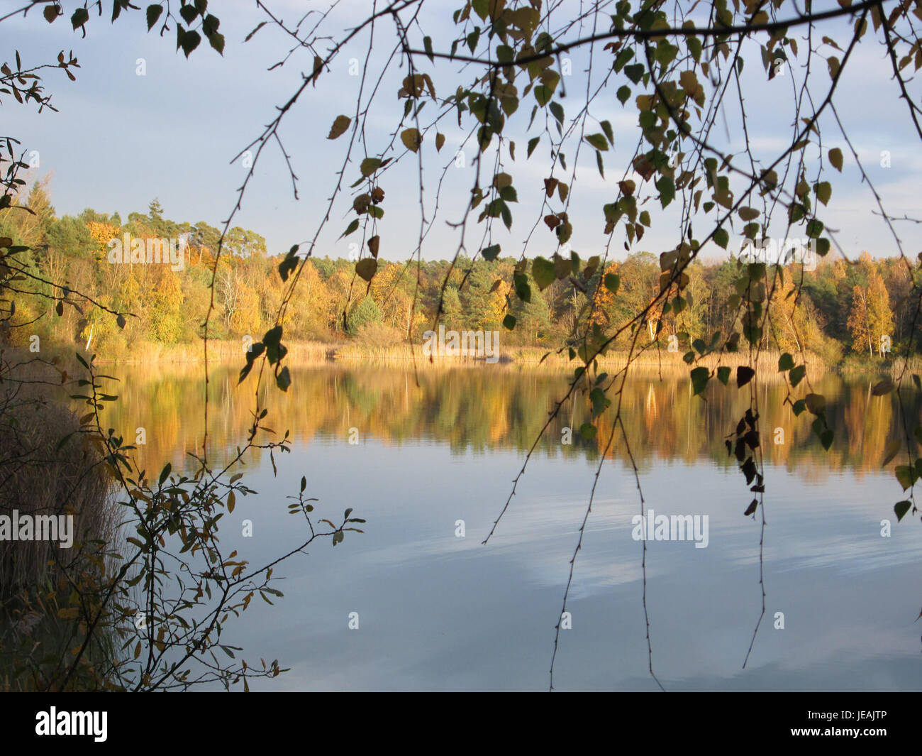 This image from November 9, 2014, shows the Baggersee in Hockenheim ...