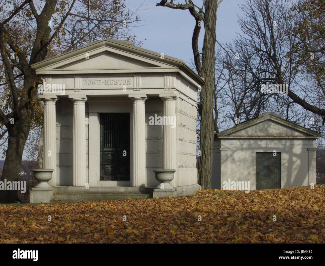 This image from November 19, 2014, shows a section of Homewood Cemetery ...