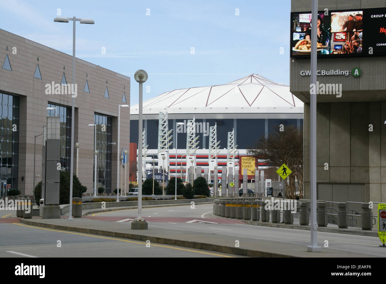 The Georgia Dome, located in Atlanta, Georgia, was an iconic stadium ...
