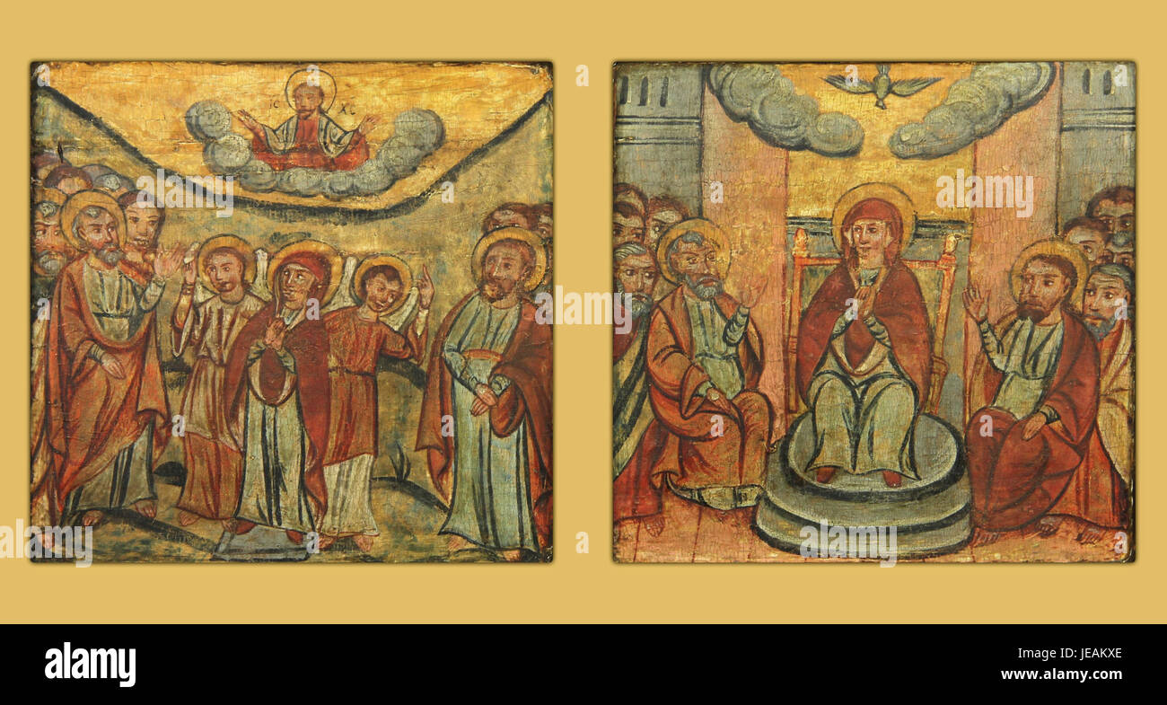 Descent of the holy spirit painting hi-res stock photography and images ...