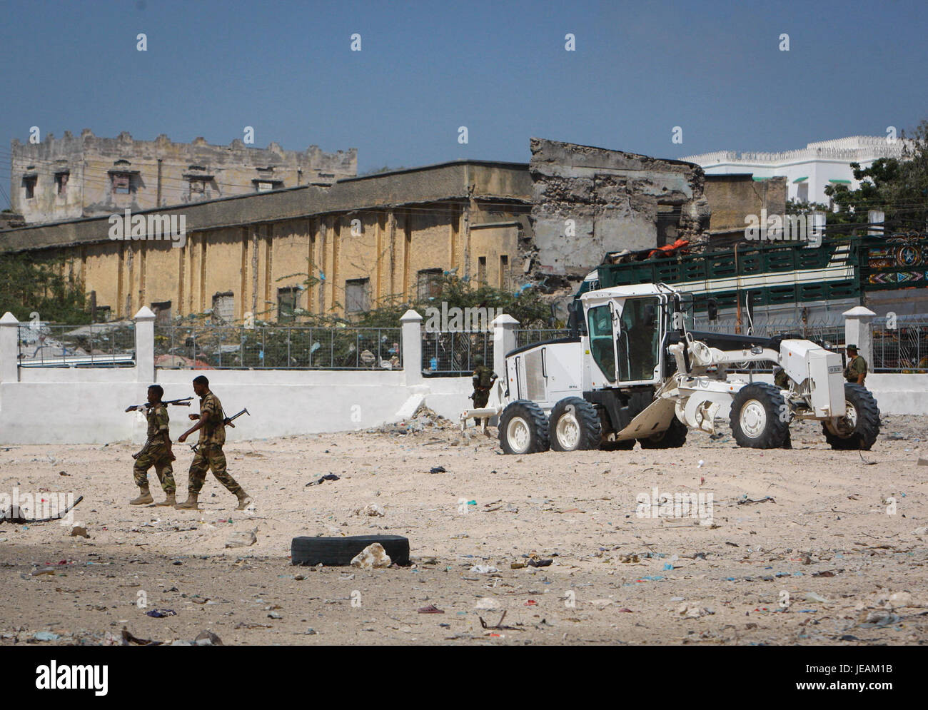 The image shows engineers from MGD Engineers carrying out clearance ...