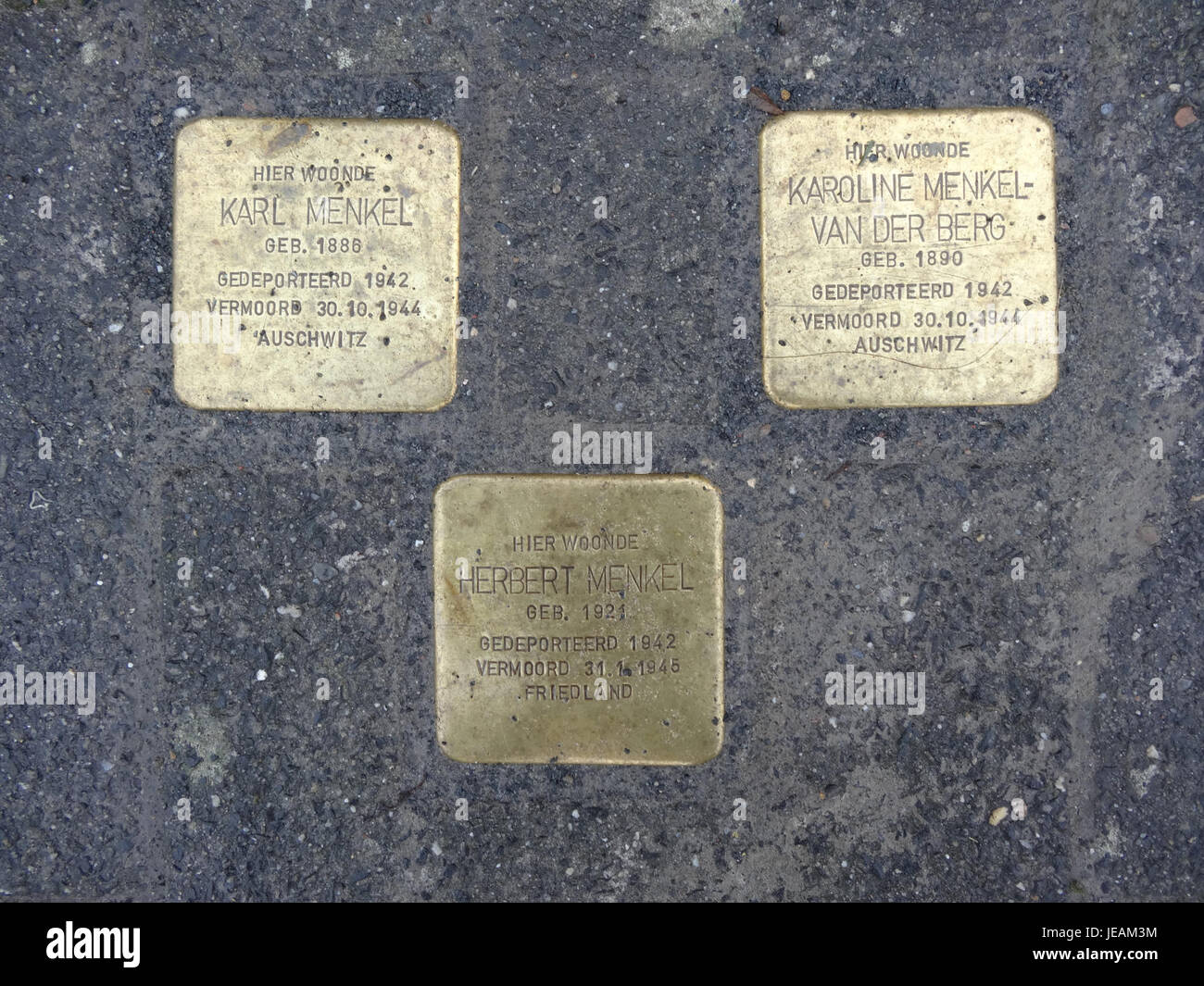 Stolpersteine in Onstwedde, Luringstraat 25, are commemorative brass ...
