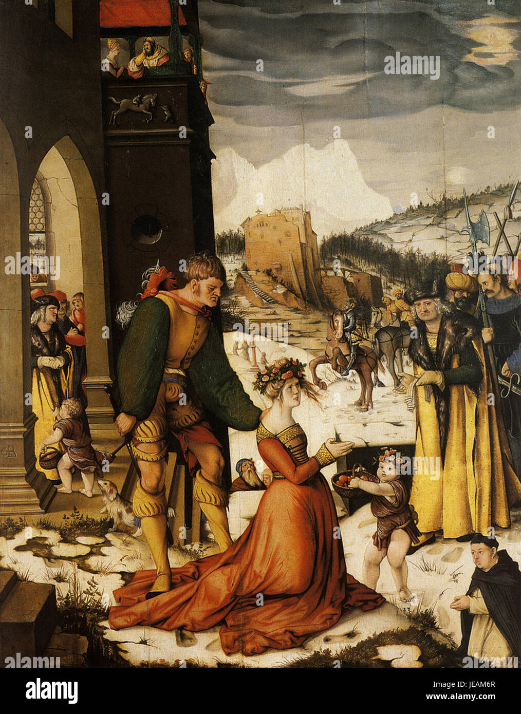 This painting by Hans Baldung Grien, titled 'The Beheading of St ...