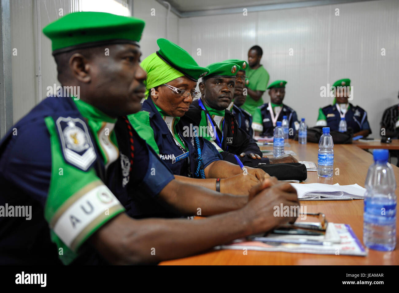 On December 27, 2014, the new Ghanaian peacekeeping contingent arrived ...