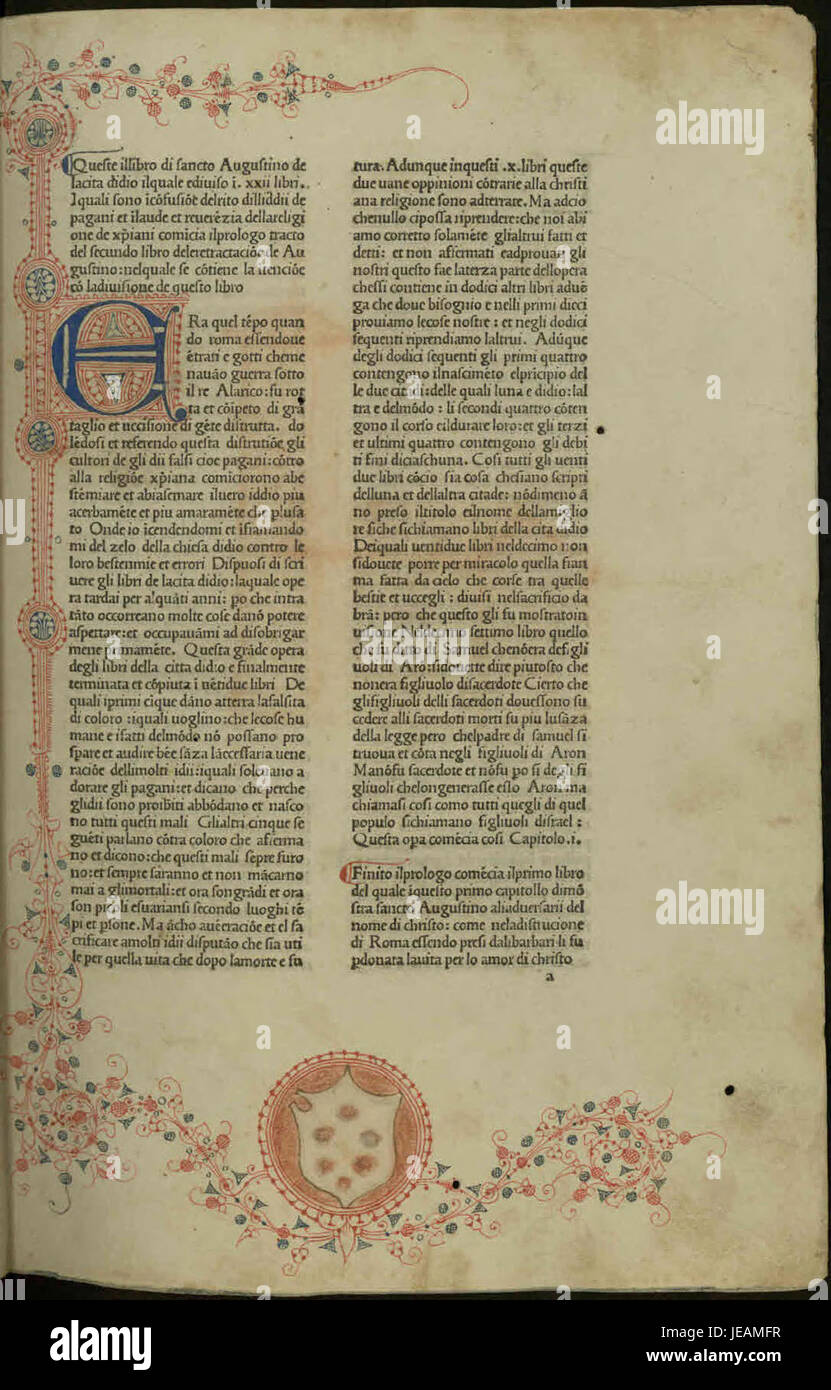 De civitate dei hi-res stock photography and images - Alamy