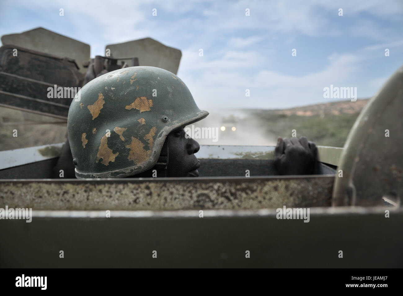 A photograph from February 2, 2013, showing AMISOM (African Union ...