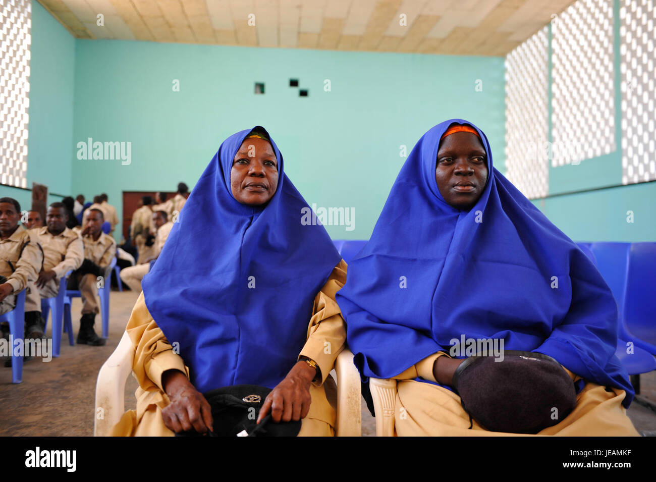 A photograph taken on February 3, 2015, showing a police integration ...