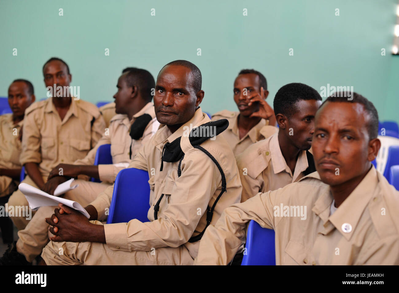 A photo from February 3, 2015, depicting a police integration exercise ...