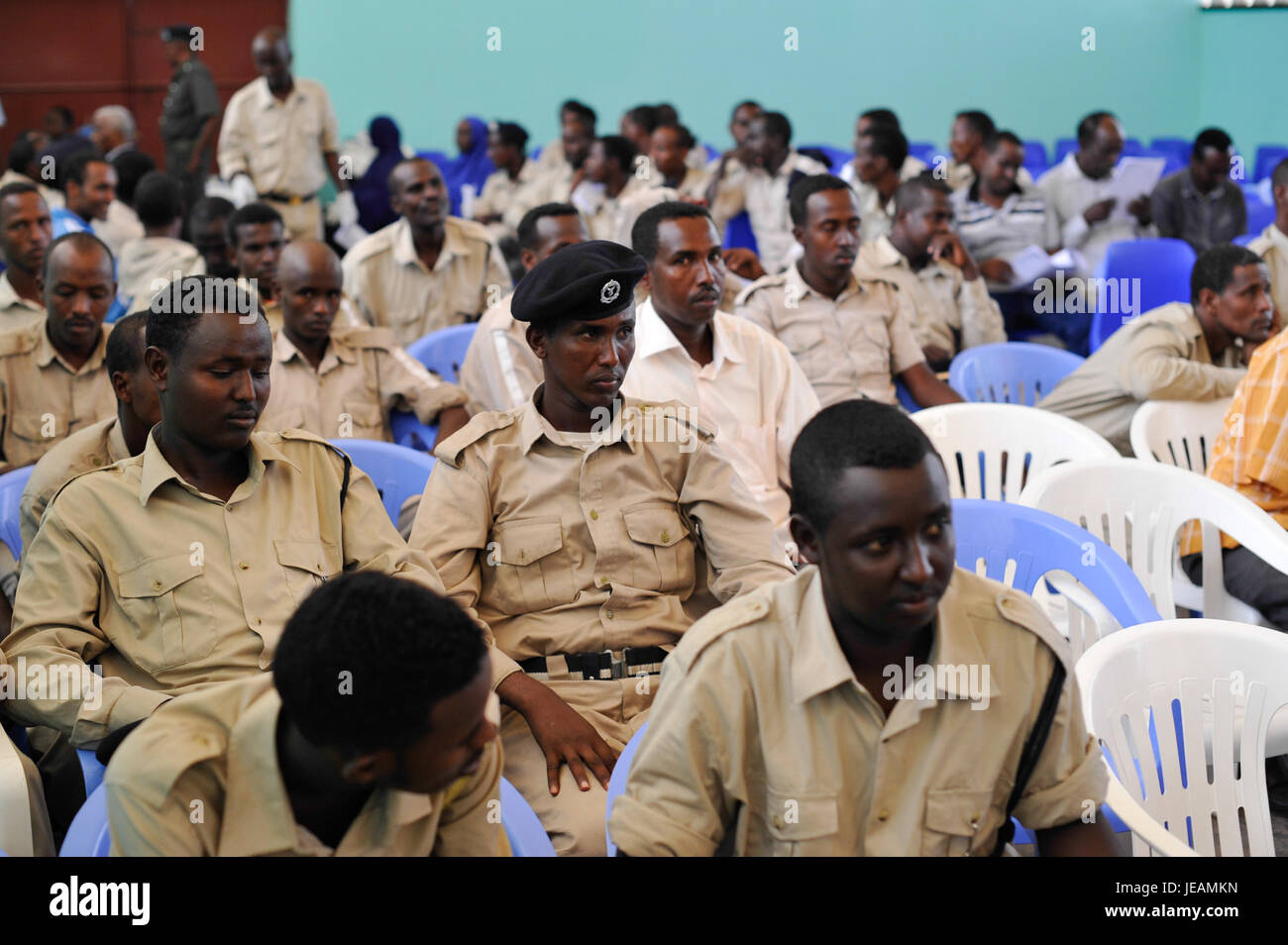 This image shows a police integration exercise conducted on February 3 ...