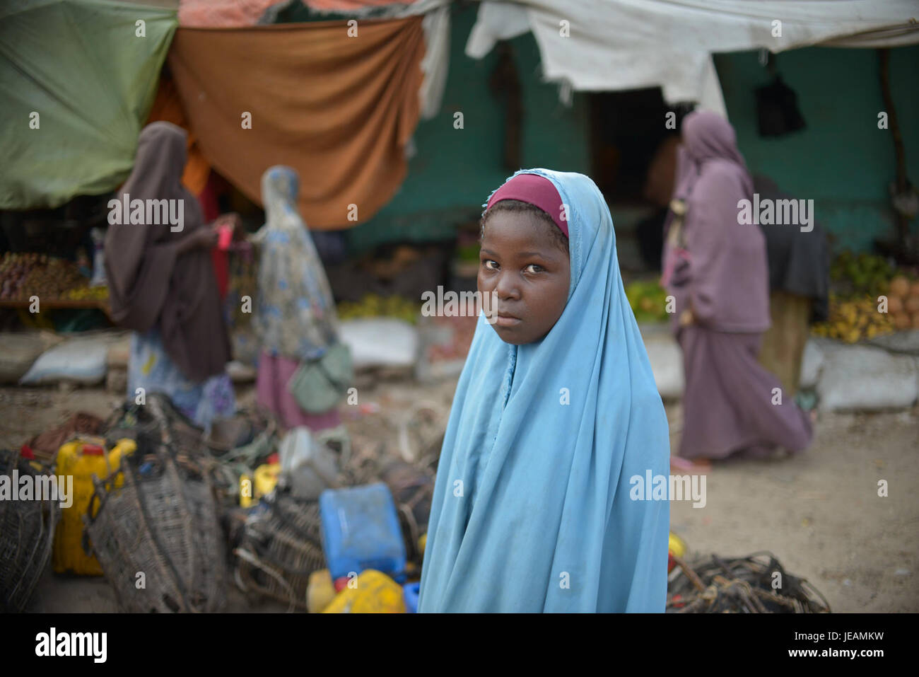 AMISOM personnel in Merca, Somalia, are shown in this photo from ...