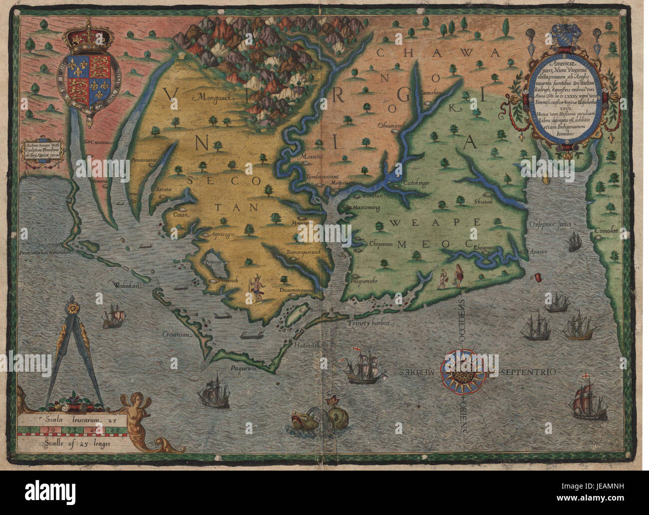 Virginia pars map hi-res stock photography and images - Alamy