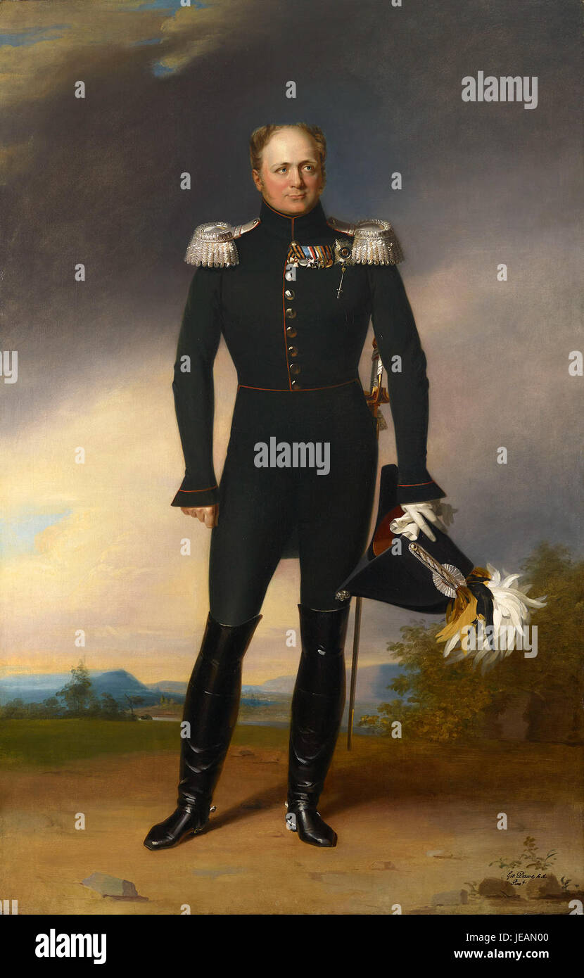Alexander I of Russia by G.Dawe (c. 1818-1825, Royal coll. of UK Stock ...