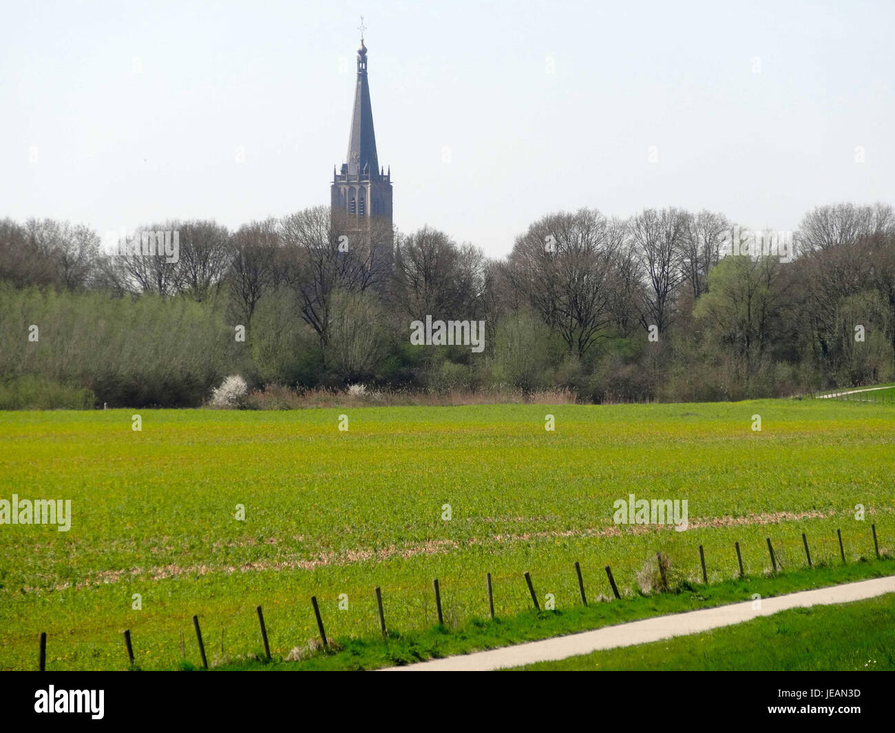 View of Doesburg from the northeast, captured on April 15, 2014. The ...