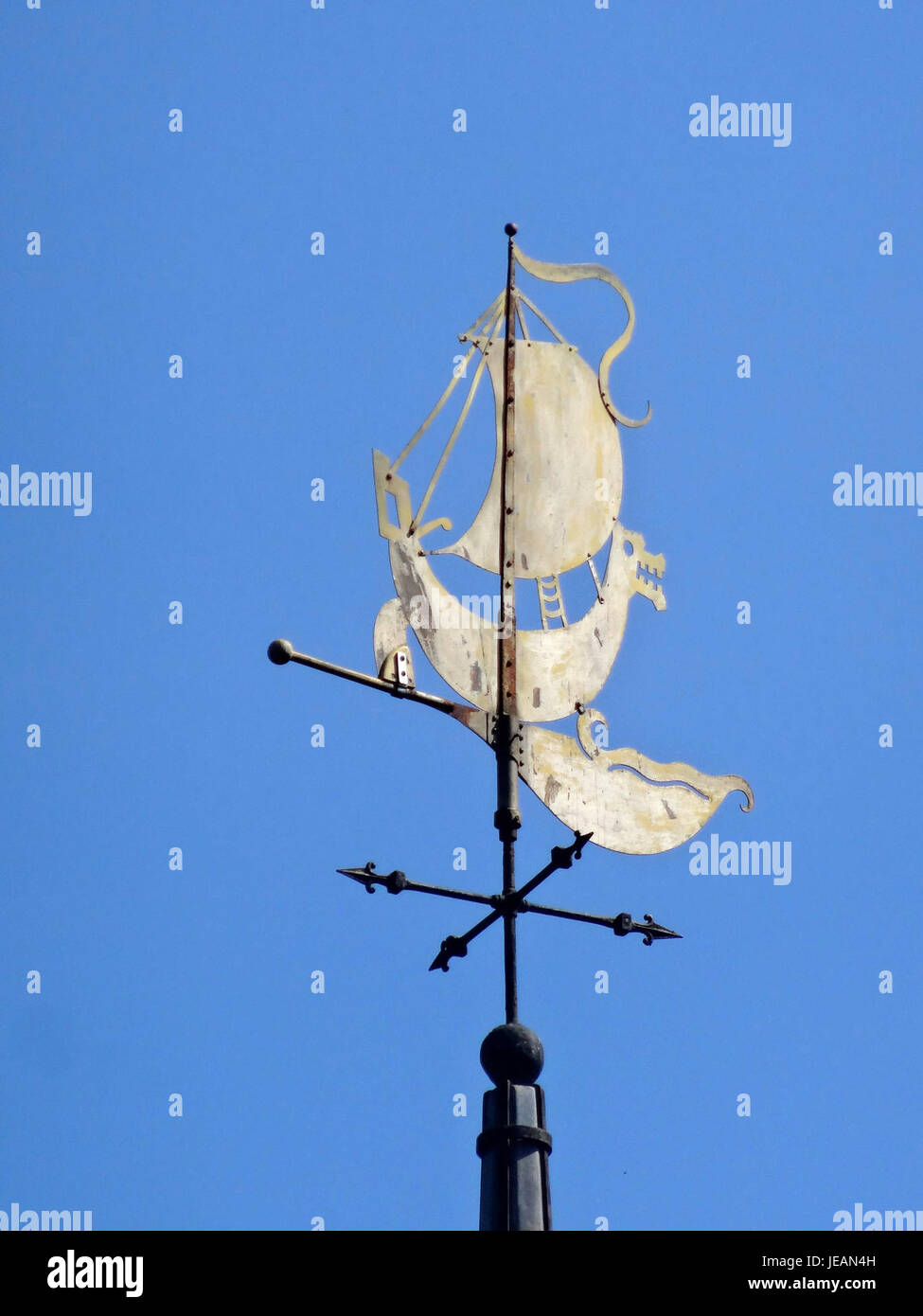 A photograph of Huis Empe, featuring the characteristic wind vane on ...