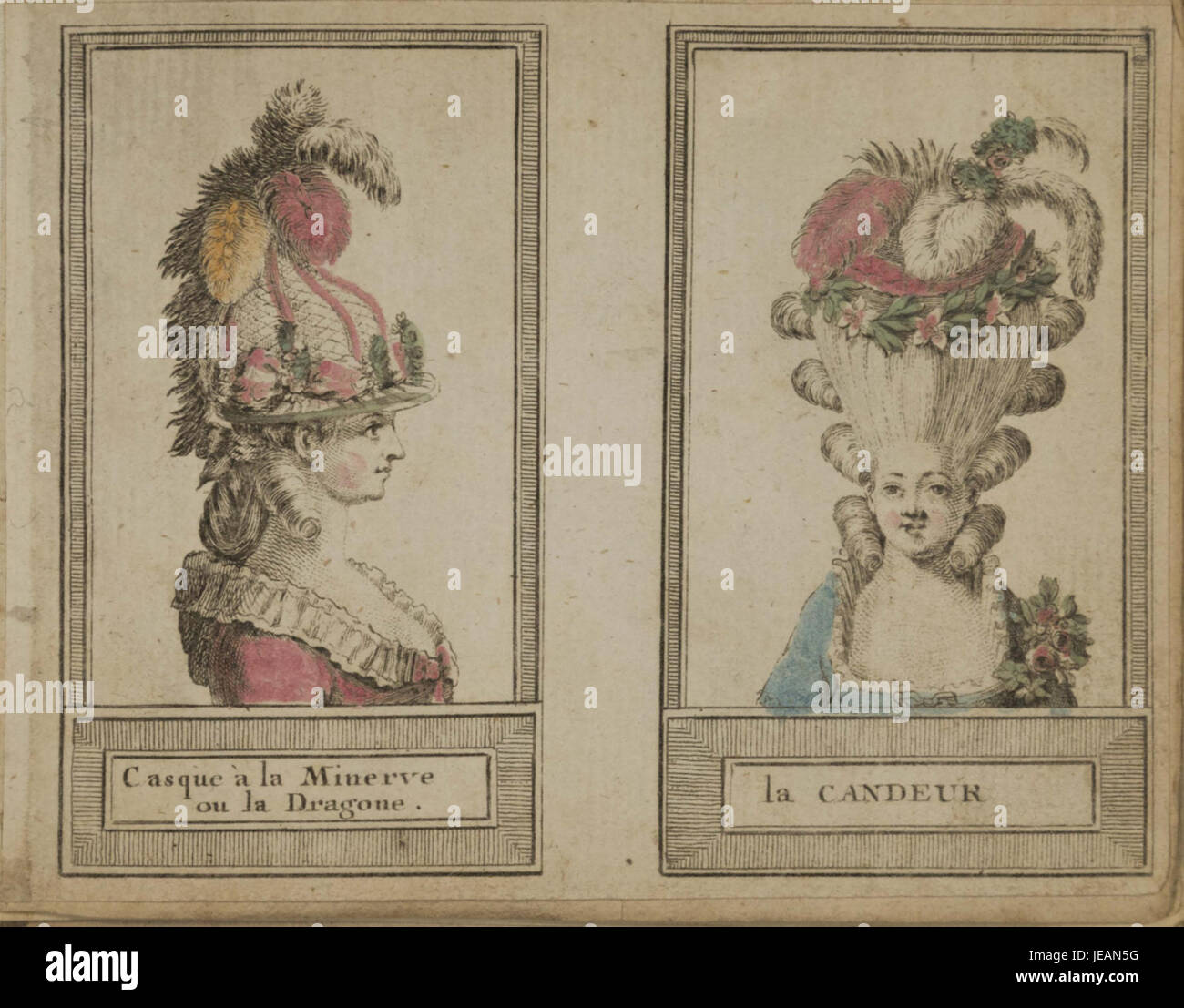 This historical document from 1781, created by Coeffurer, contains ...