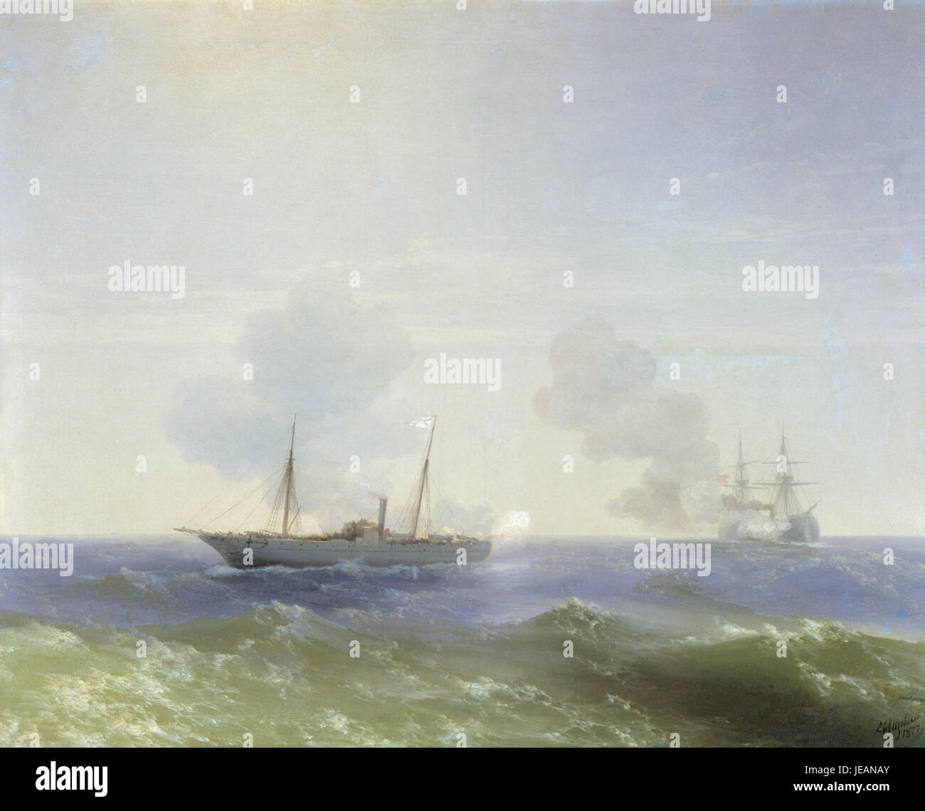Vesta is a painting by renowned Russian artist Ivan Aivazovsky ...