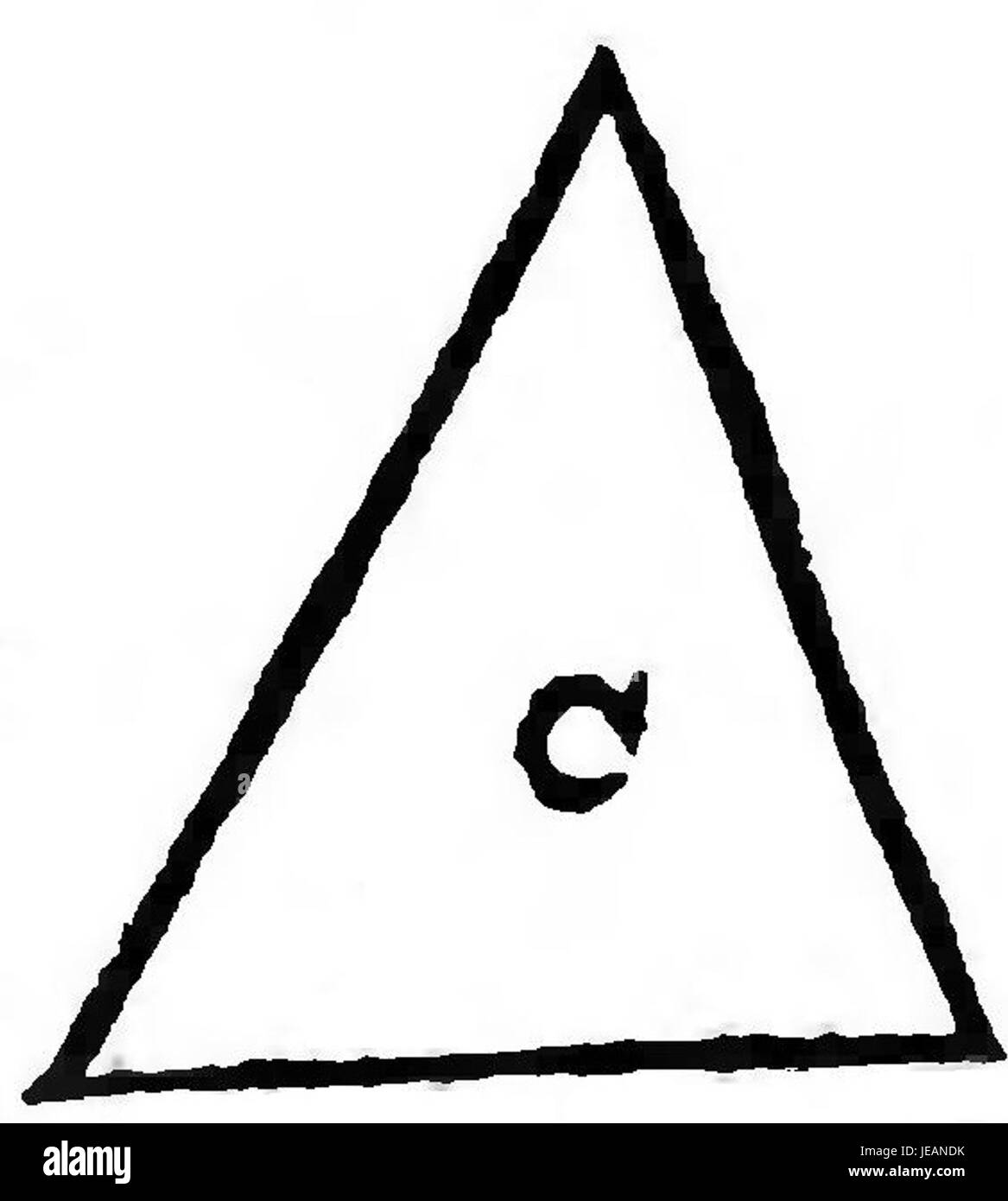 This figure from Barrow's Euclid, page 16, represents a geometric ...