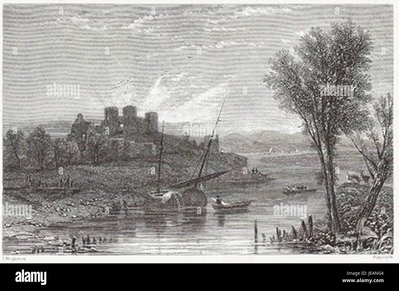 Castell rhuddlan hi-res stock photography and images - Alamy