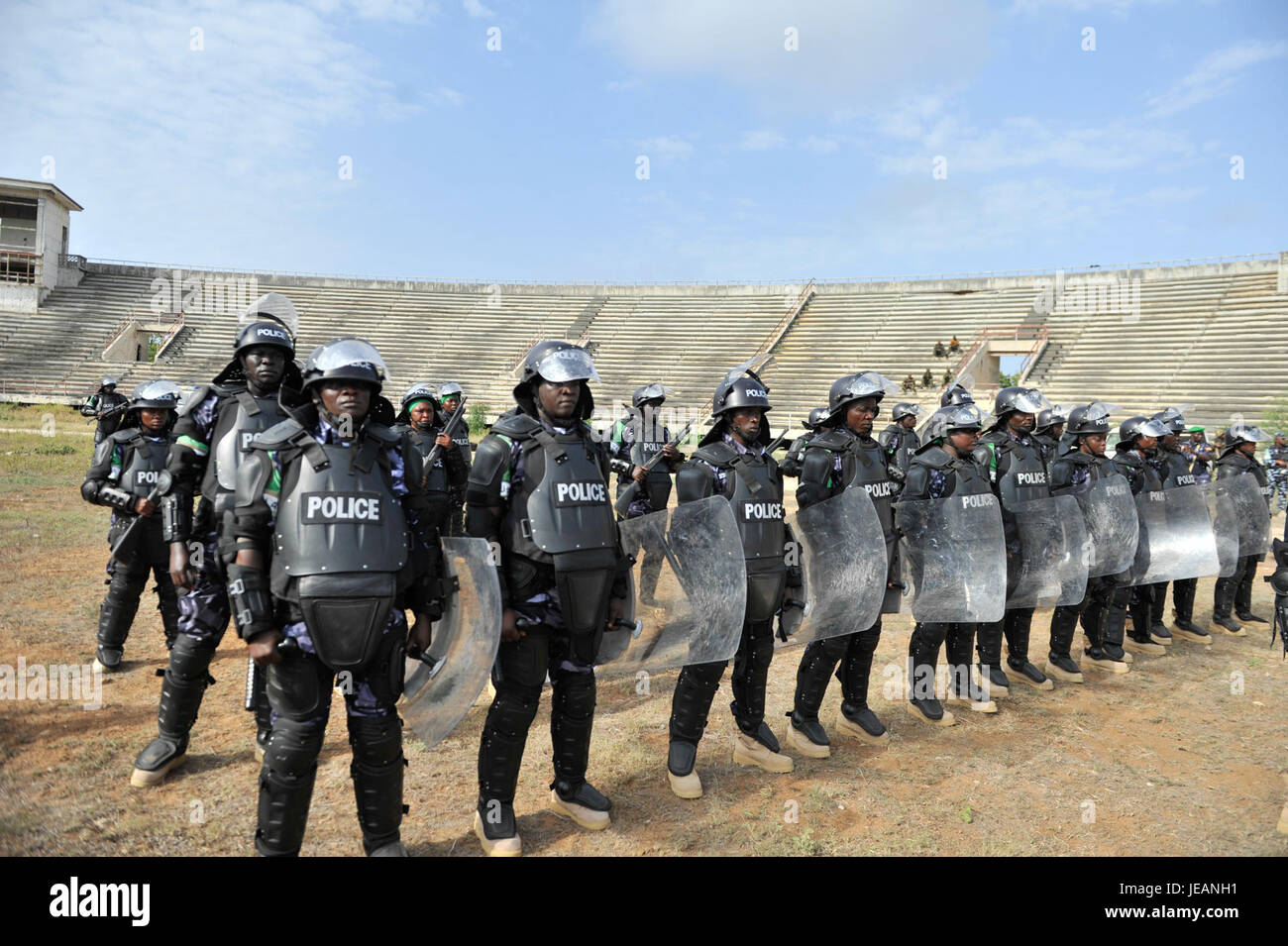Ugandan formed police unit hi-res stock photography and images - Alamy