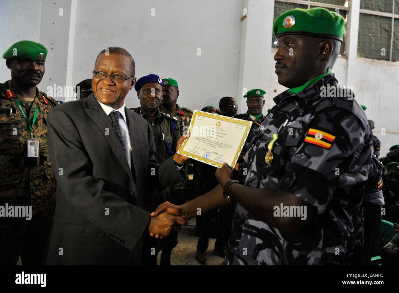 Ugandan formed police unit hi-res stock photography and images - Alamy