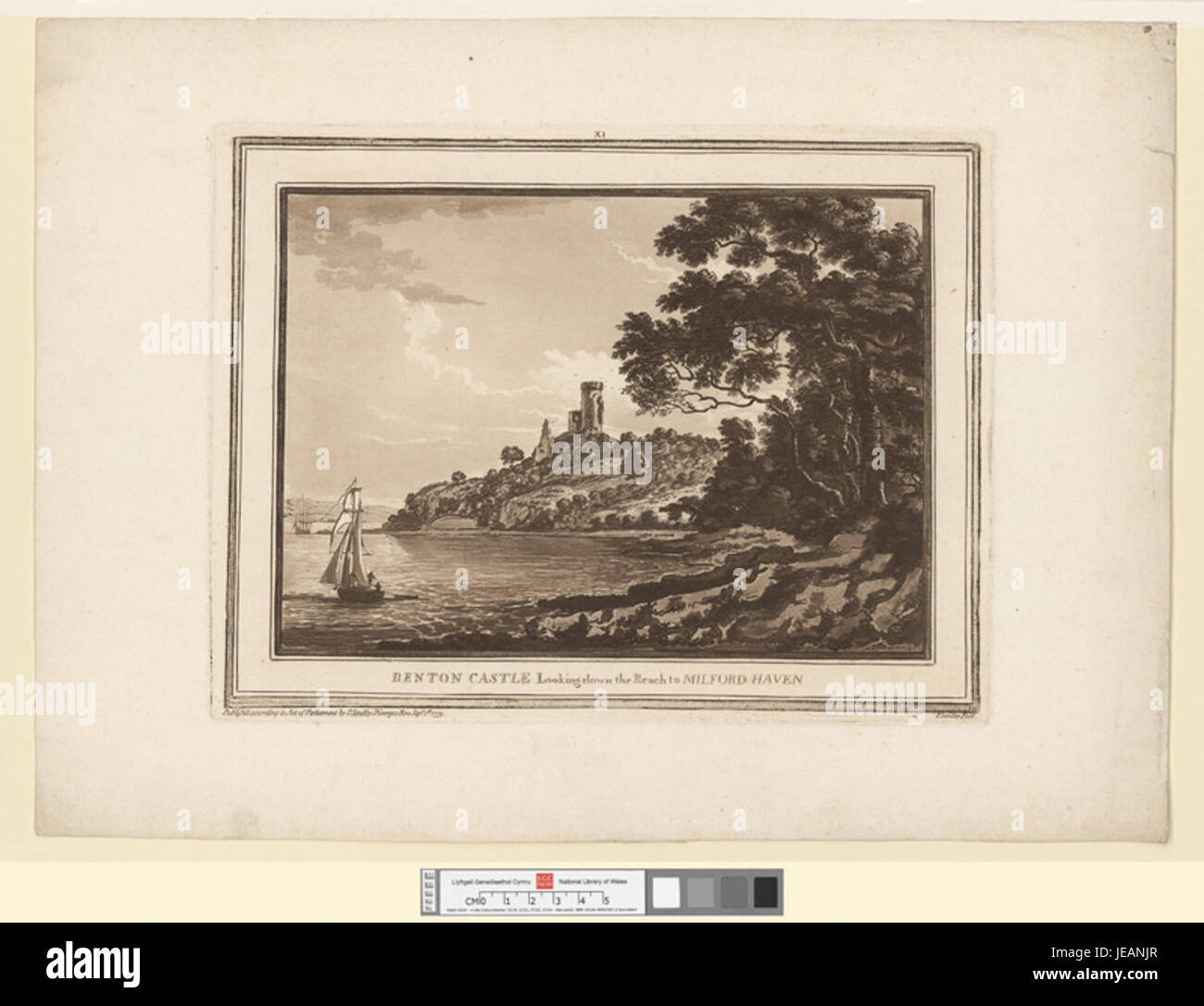 Benton Castle, captured in September 1775, offers a scenic view down ...