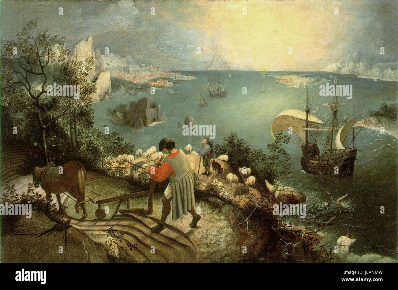 Fall icarus greek mythology hi-res stock photography and images - Alamy