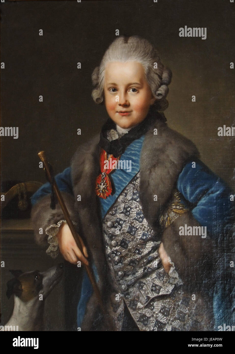A portrait of Carl August, Duke of Saxe-Weimar, painted by J.G ...