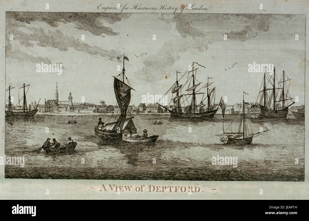 Deptford Dockyard was a key shipbuilding site in 18th-century England ...