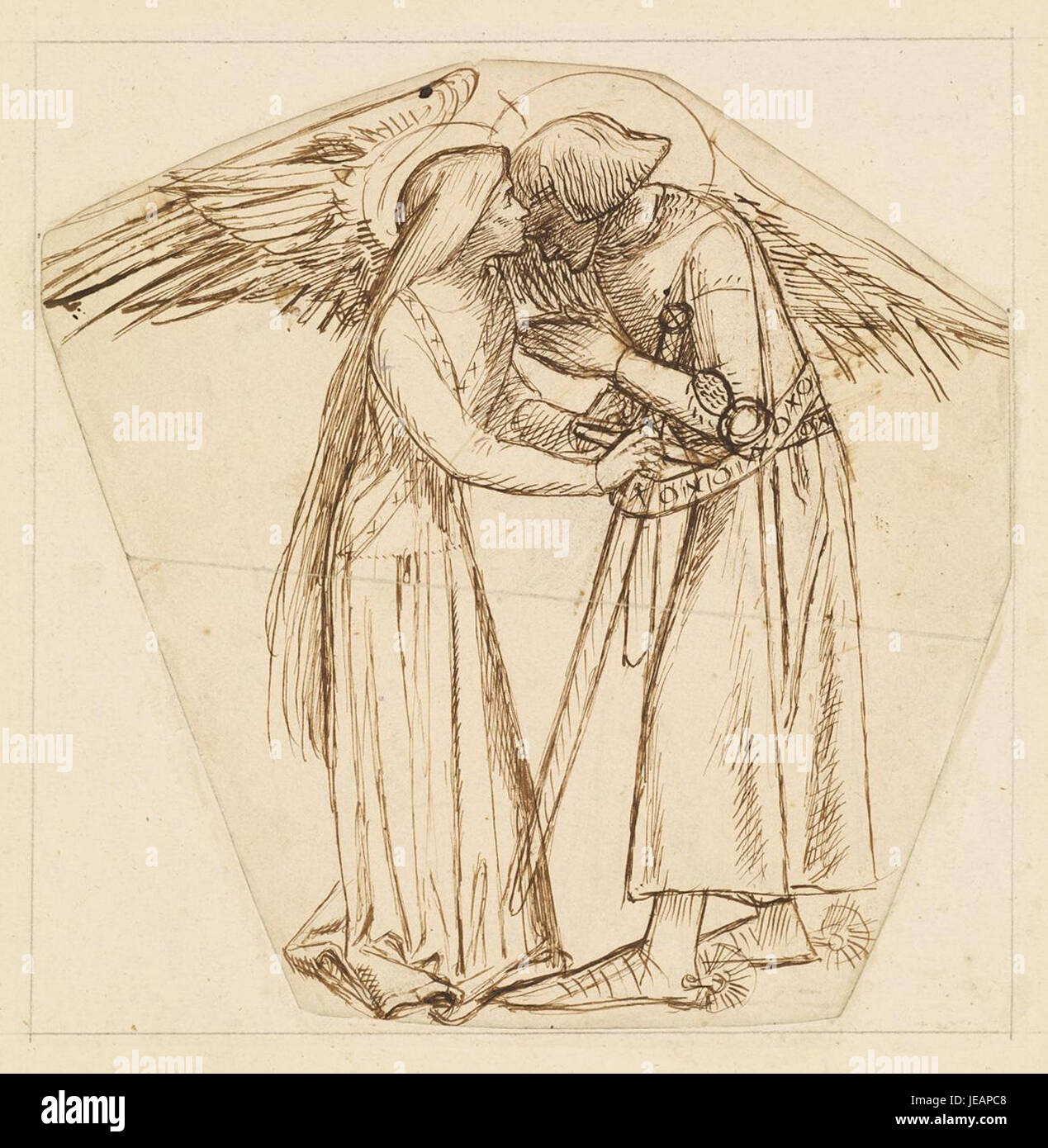 Dante drawing the angel hi-res stock photography and images - Alamy