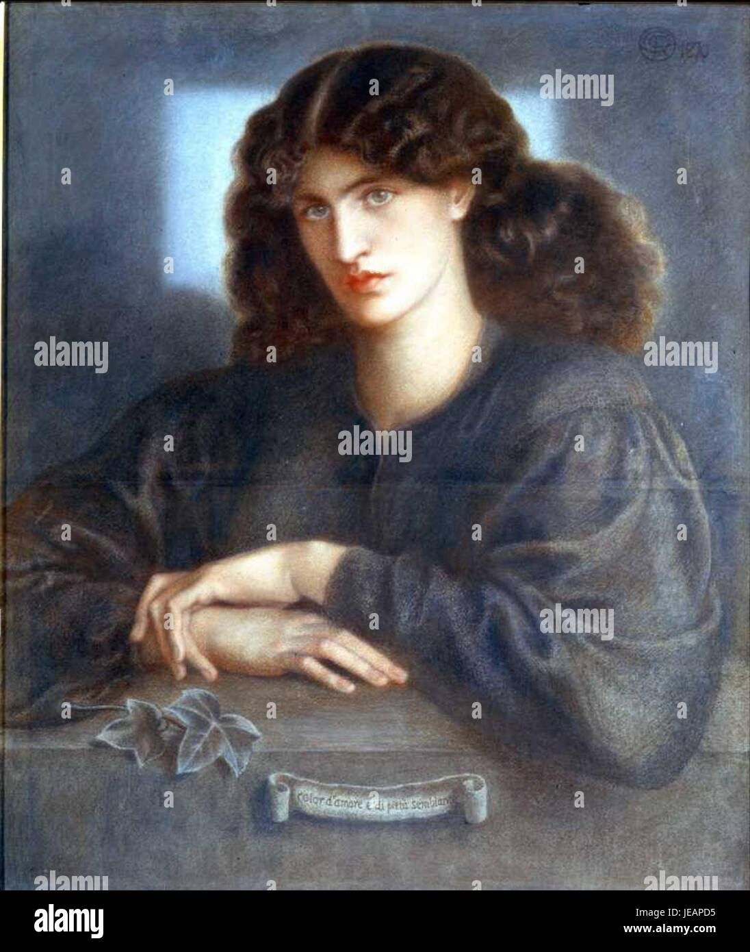 'La Donna della Finestra' (1870) by Dante Gabriel Rossetti is a Pre ...