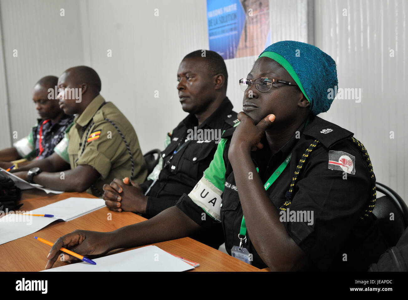 This photo shows a session of mediation training by the African Union ...