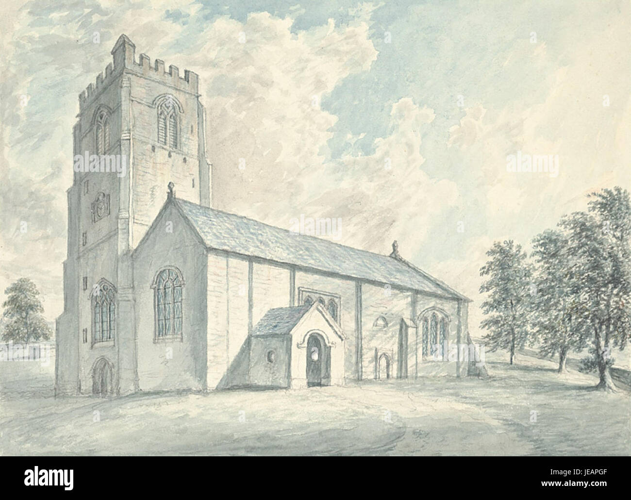 This historical image depicts Chirk in the year 1793, showcasing the ...