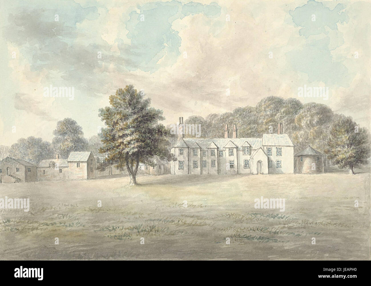 'Ecclusham Below, 1794' is a historical map depicting the rural ...