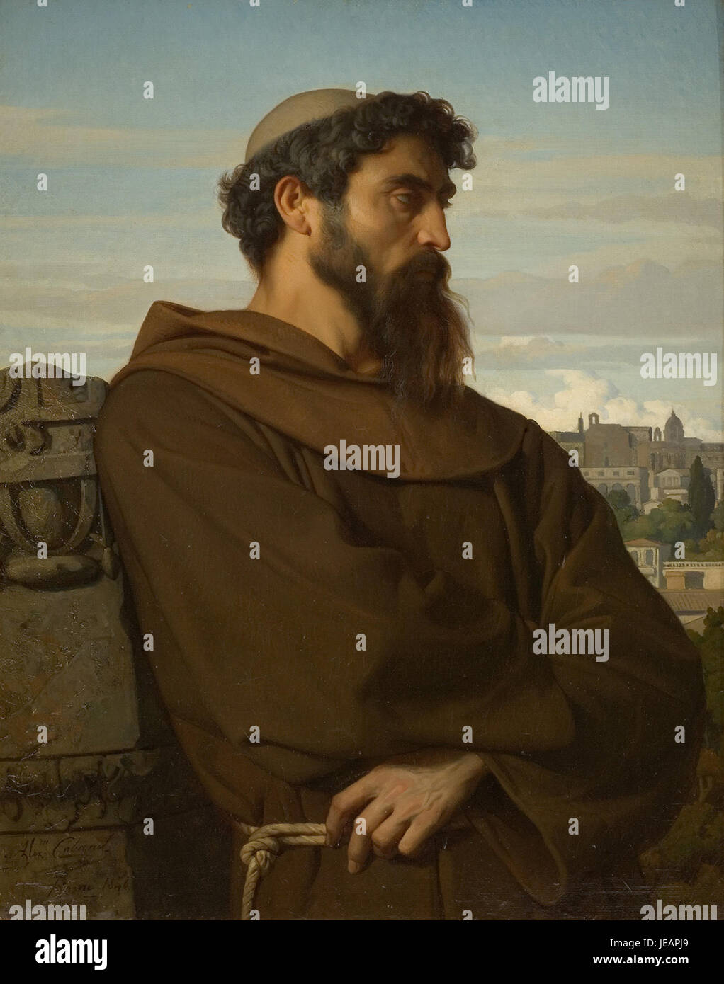 'The Roman Monk' is a painting by French artist Alexandre Cabanel ...