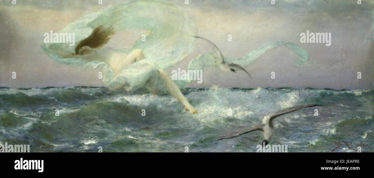 Benes Knupfer (1844-1910) is known for his work 'Najada Dech', a piece ...