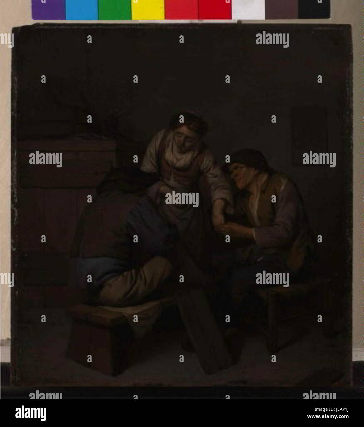 Cornelis Pietersz. Bega, a Dutch painter from the 17th century, created ...