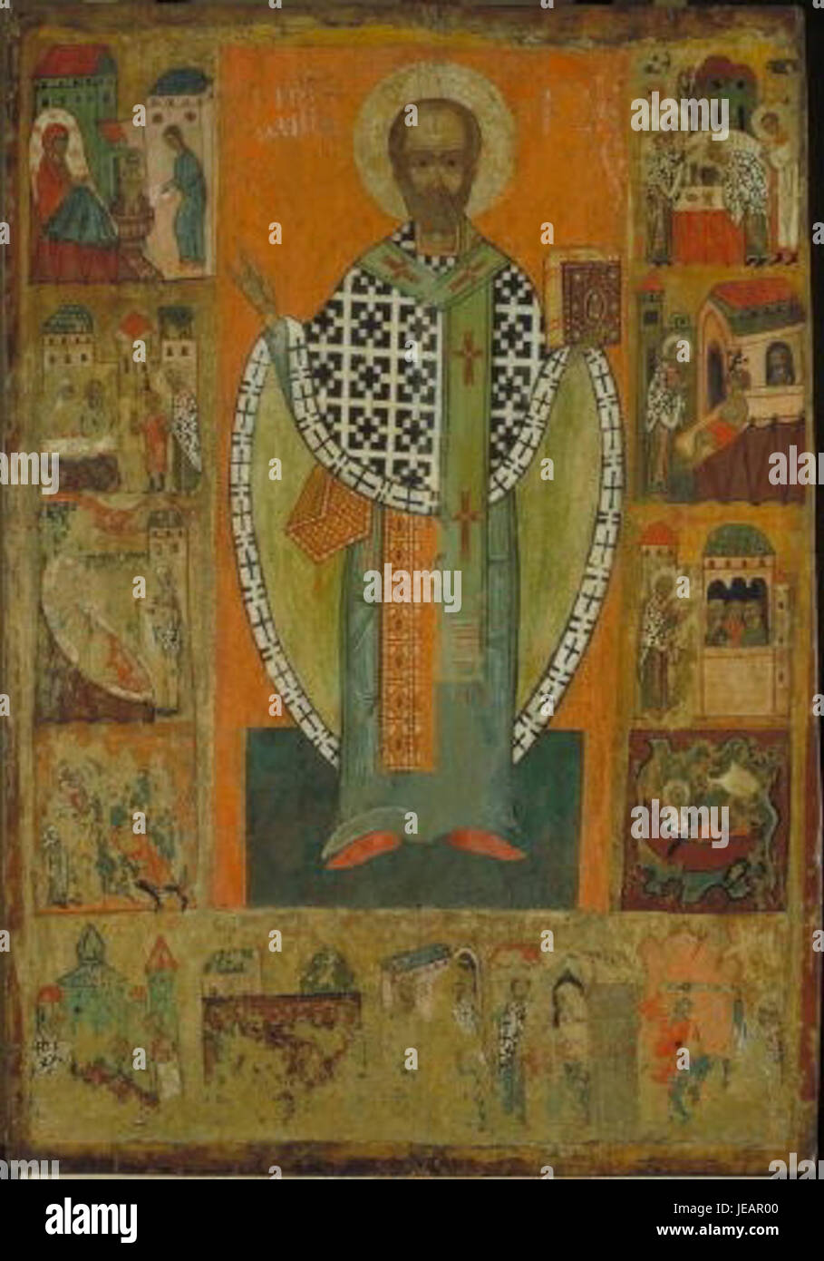 'Sv. Mikulas Divotvurce s vyjevy ze zivota' is an artwork by an ...