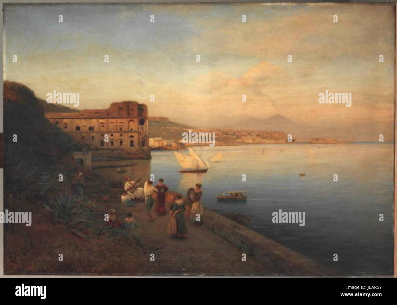 Albert Flamm (1823-1906) was a German painter known for his landscape ...