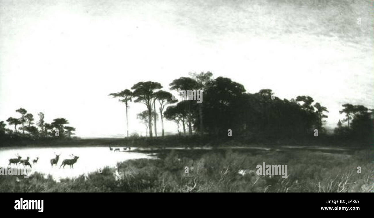 August Schaffer (1833-1916) was a Czech artist known for his landscape ...