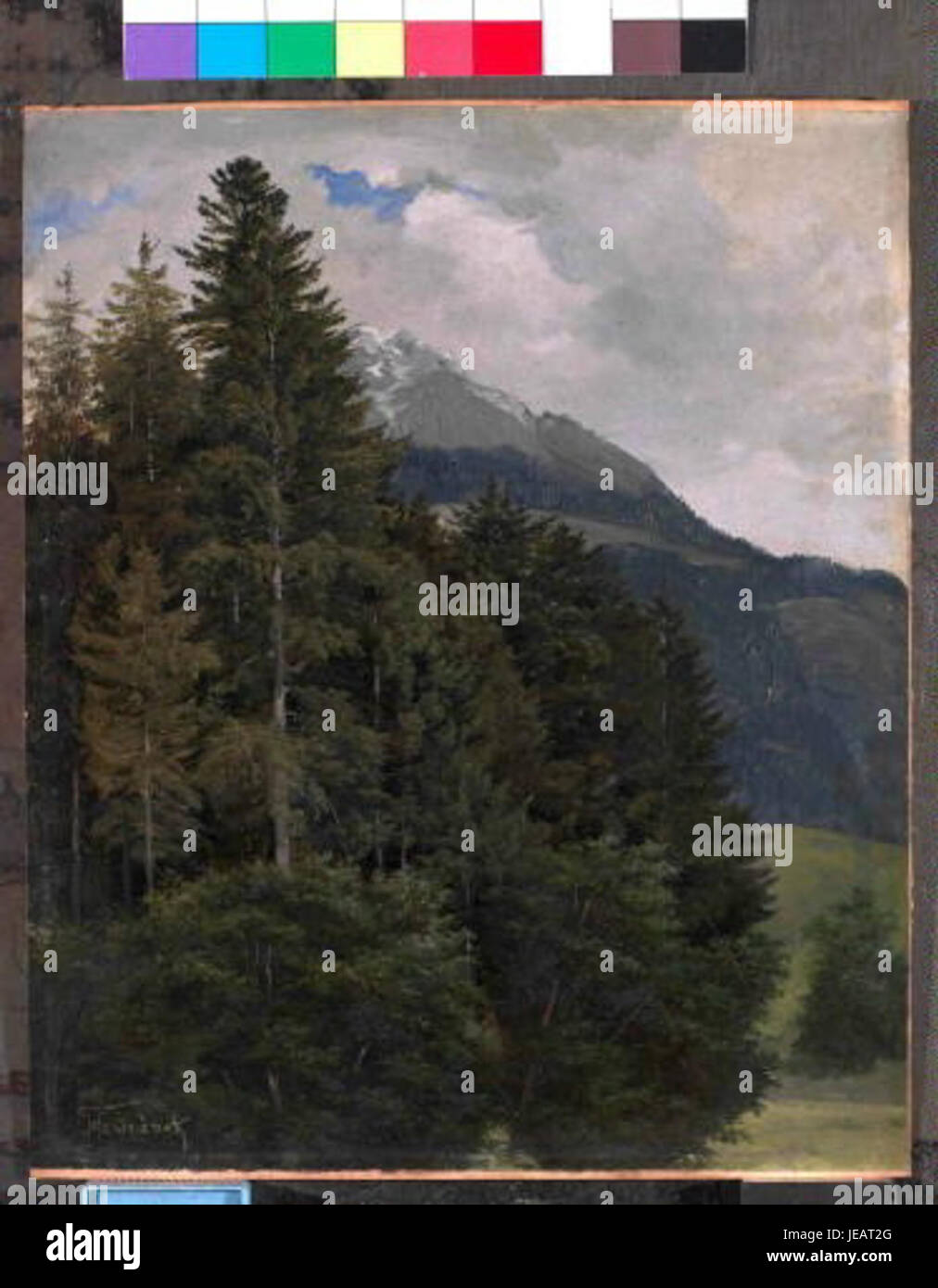 Bedrich Havranek 4. 1. 1821-1. 3. 1899 - Z Utersteinu u Konigsee Stock ...