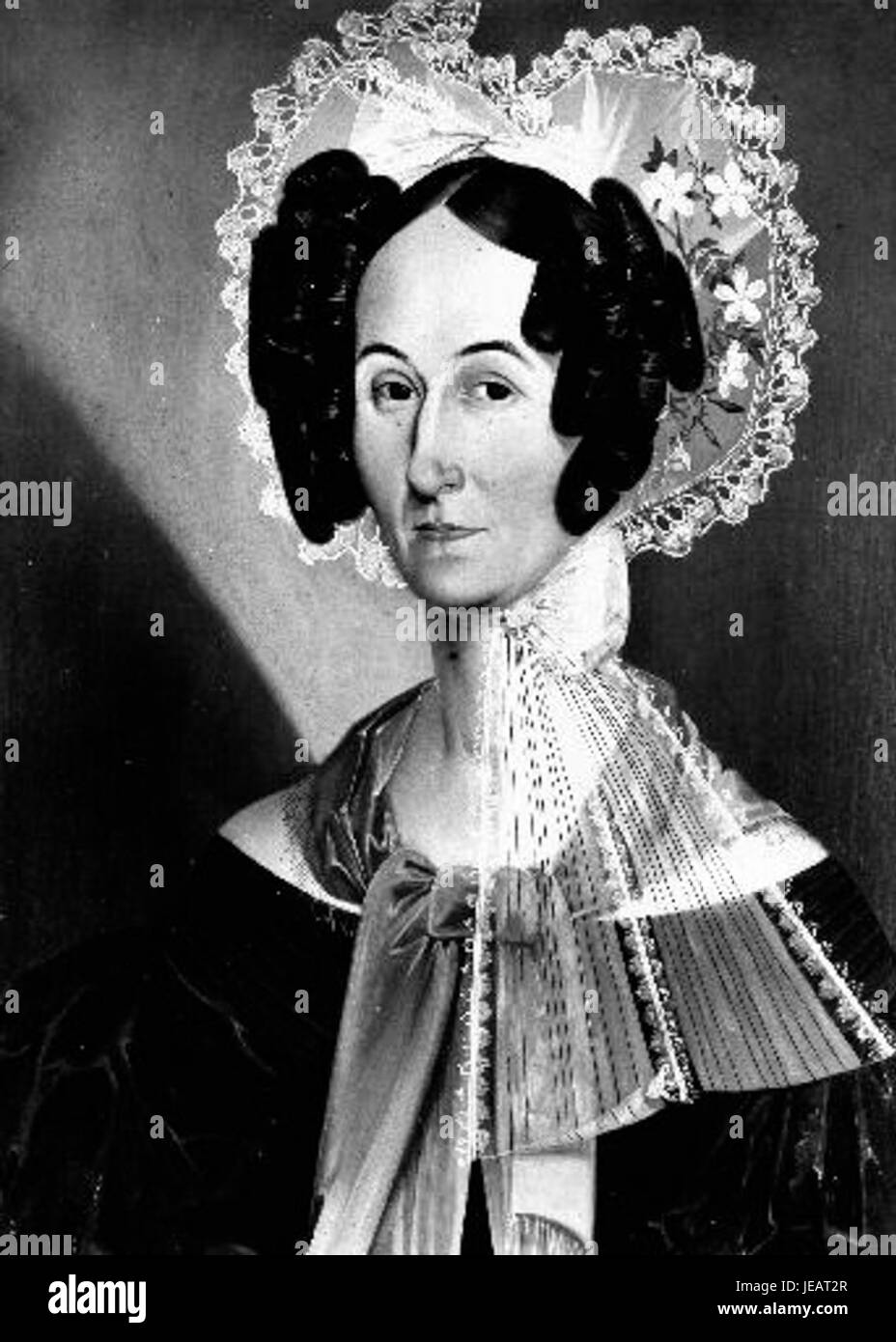 A portrait from the 1840-1850 period by artist Alois Spulak, depicting ...