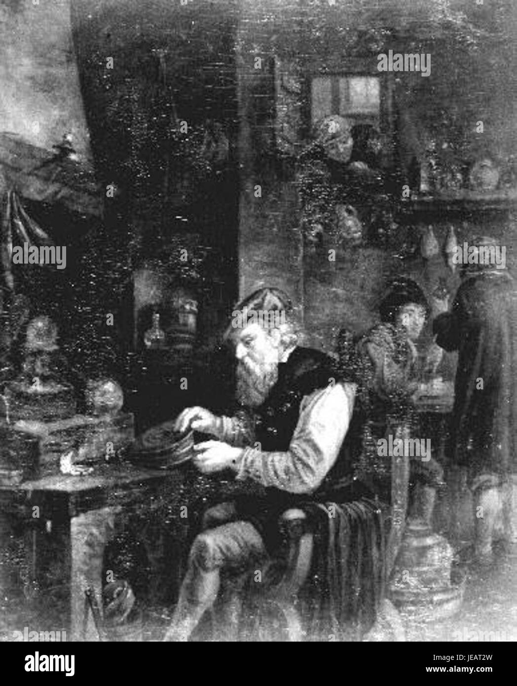 Dominik Jan Kottula 1794-1866 - Alchymista Stock Photo - Alamy