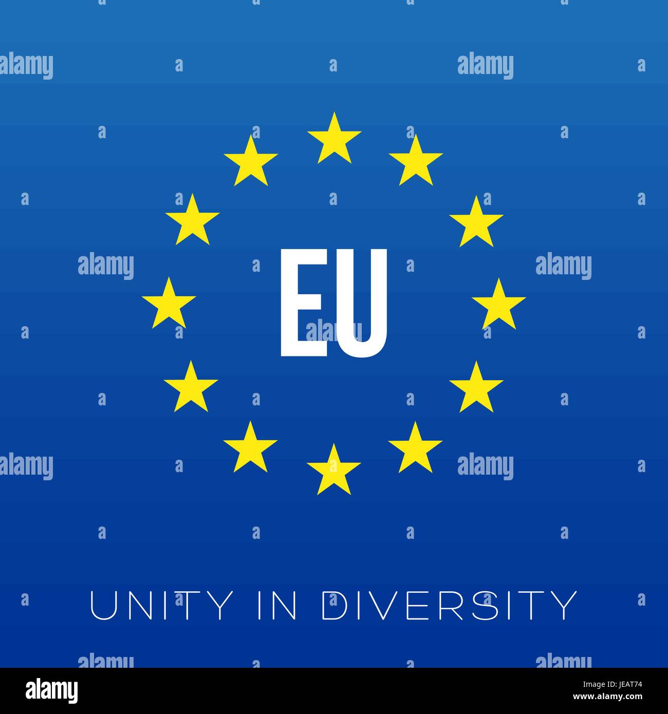 EU logo. European union flag with motto Stock Vector Image & Art - Alamy